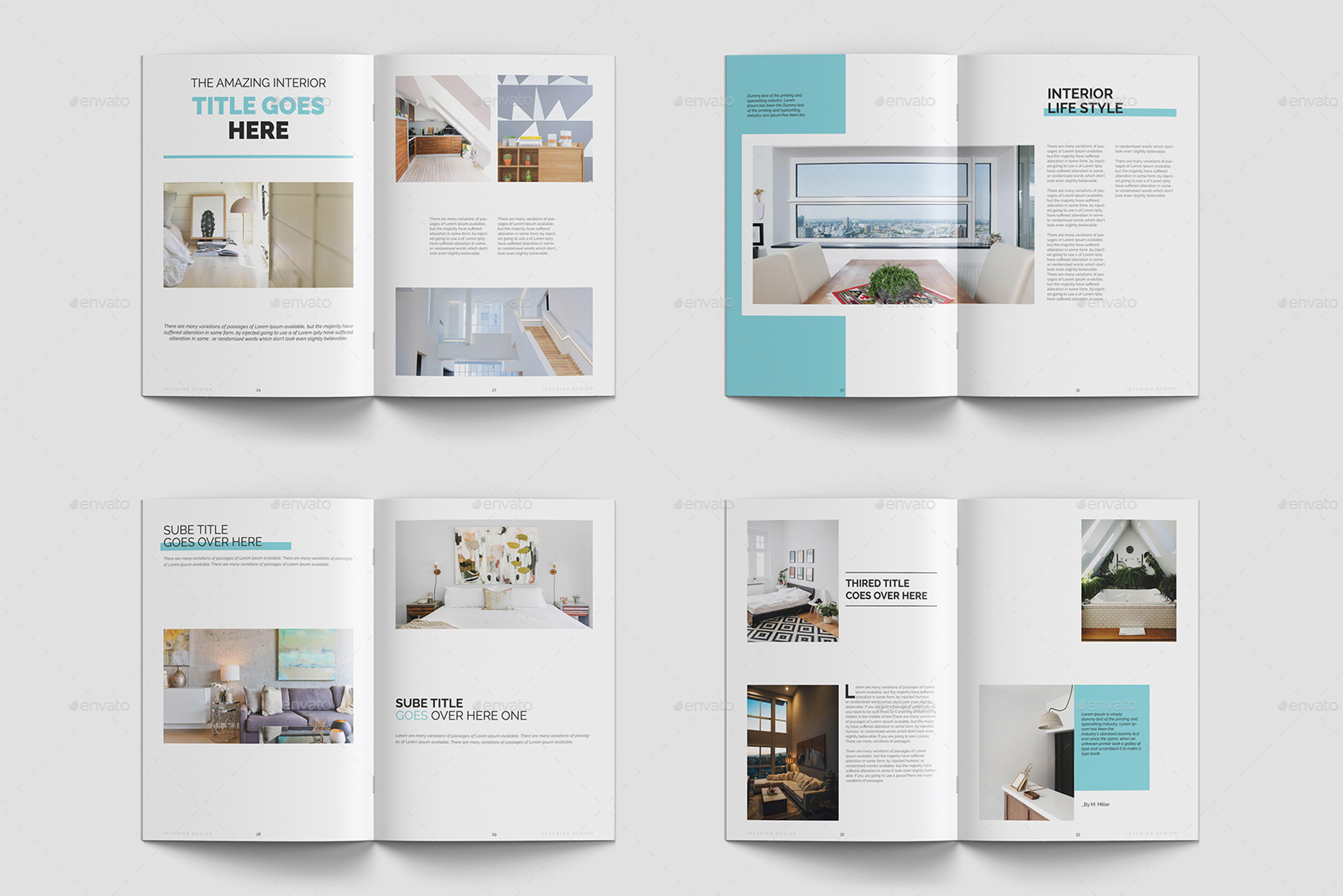 Interior Designer Portfolio, Print Templates | GraphicRiver