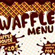 Waffle Menu, Print Templates | GraphicRiver