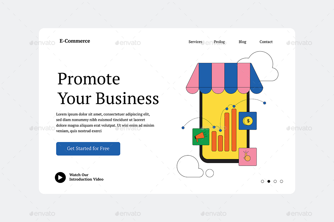 E-Commerce Graphic Illustration, Vectors | GraphicRiver