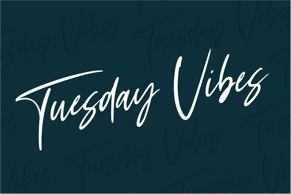 Tuesday Vibes - Handwritten Font, Fonts | GraphicRiver