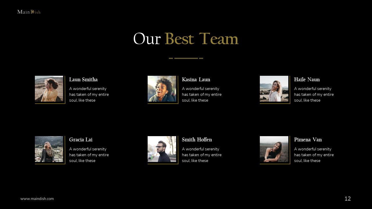 Main Dish Restaurant Keynote Presentation Template Fully Animated ...