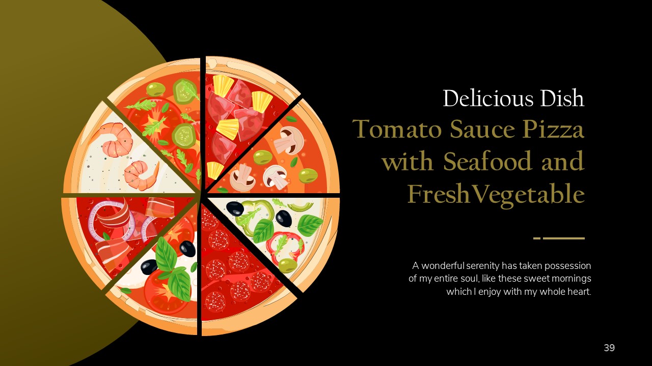 Main Dish Restaurant Keynote Presentation Template Fully Animated ...