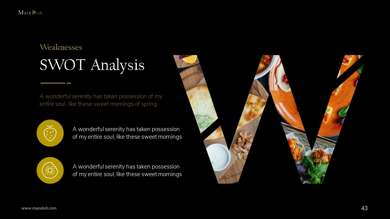 Main Dish Restaurant Keynote Presentation Template Fully Animated ...