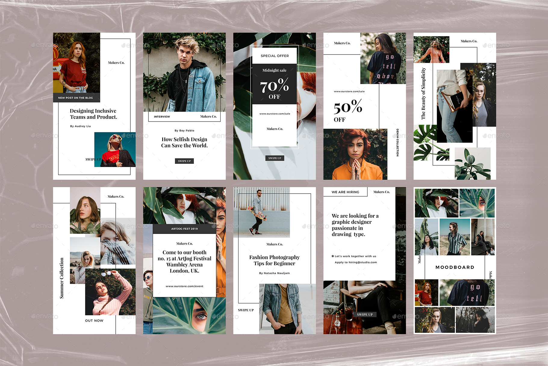 40 Instagram Stories & Post Template by BervisualStd | GraphicRiver