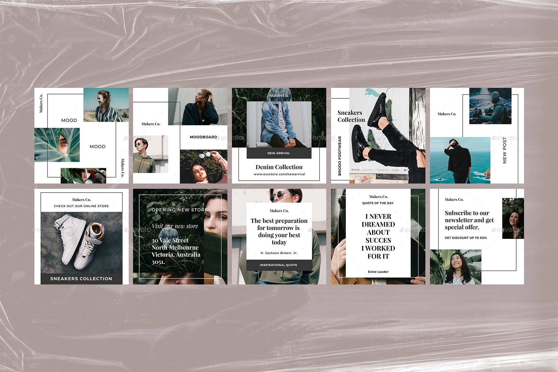 40 Instagram Stories & Post Template by BervisualStd | GraphicRiver