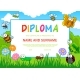 Education Diploma for Kindergarten with Insects, Vectors | GraphicRiver