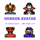 Horror Avatar Icons Packs, Icons | GraphicRiver