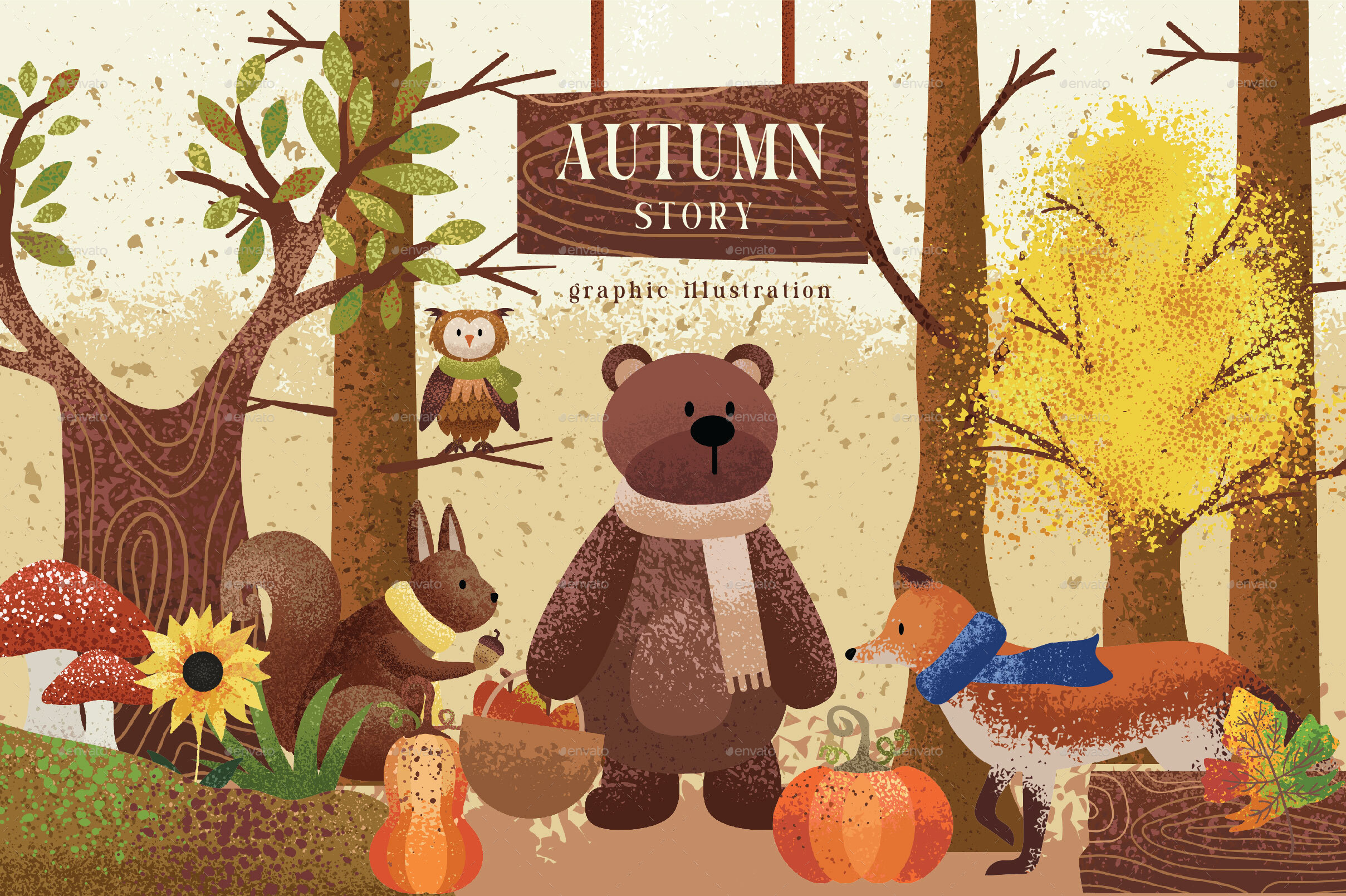 Autumn Story, Graphics | GraphicRiver