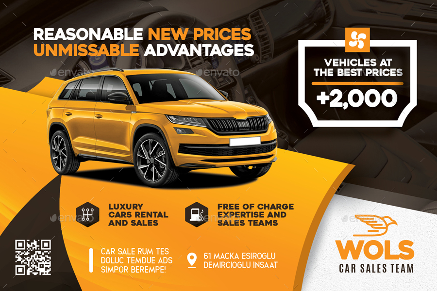 Car Sales Postcard Templates, Print Templates | GraphicRiver