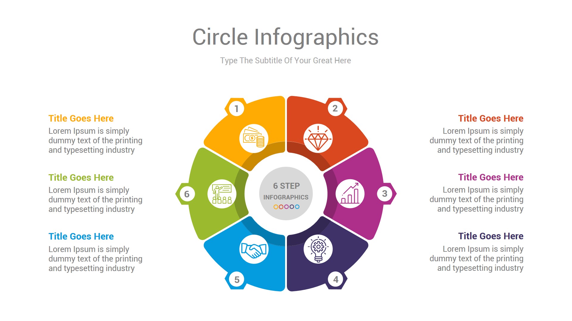 Circle Infographics Keynote and Illustrator Diagrams, Presentation ...