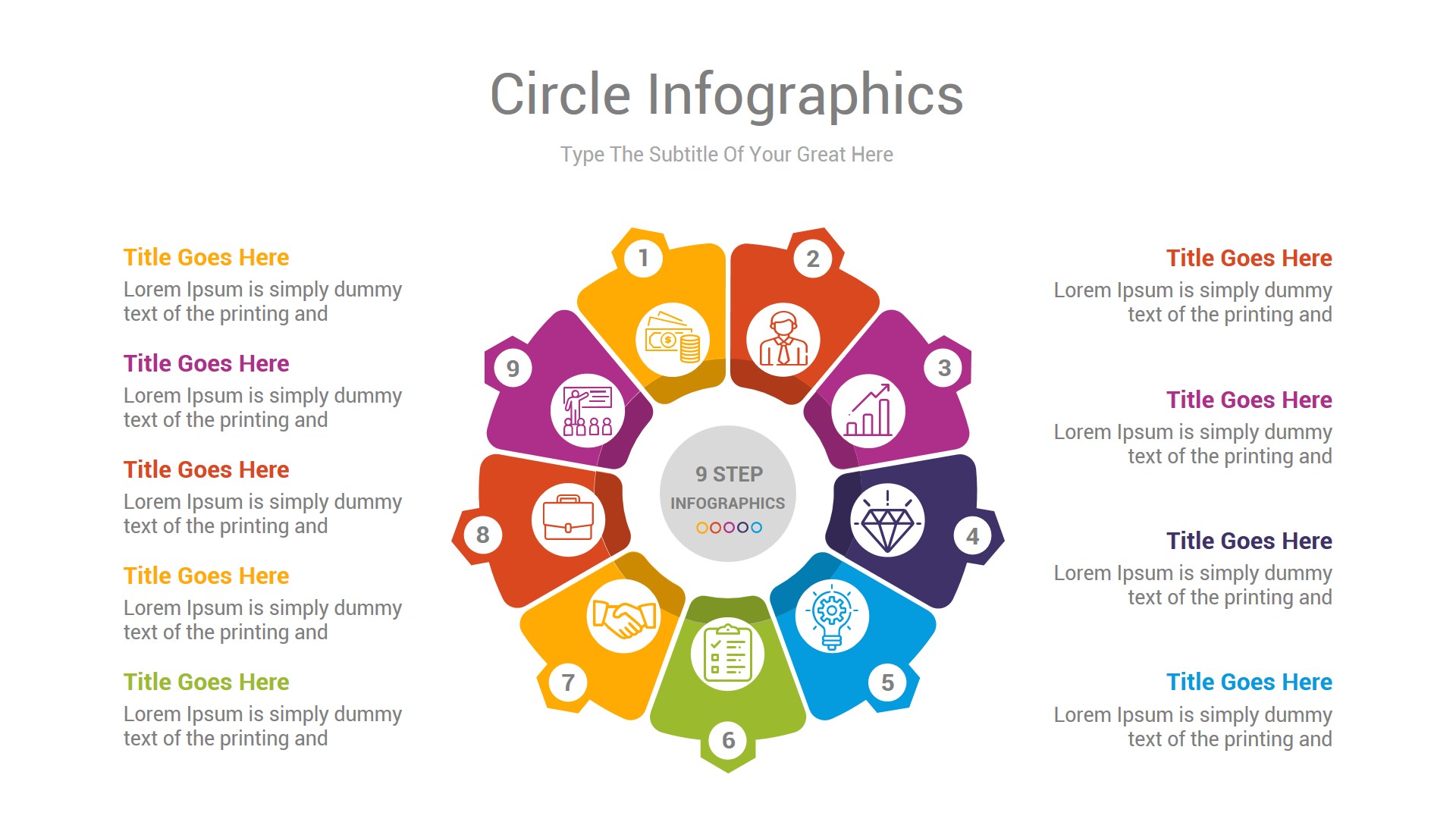 Circle Infographics Keynote and Illustrator Diagrams, Presentation ...