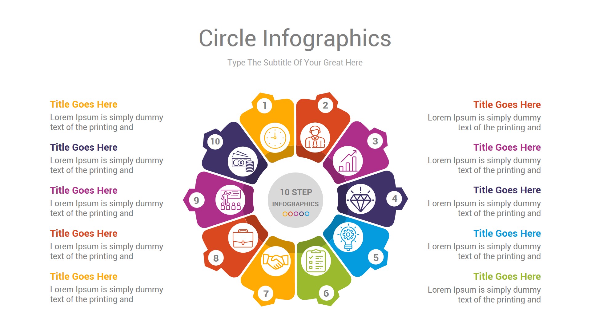 Circle Infographics Keynote and Illustrator Diagrams, Presentation ...