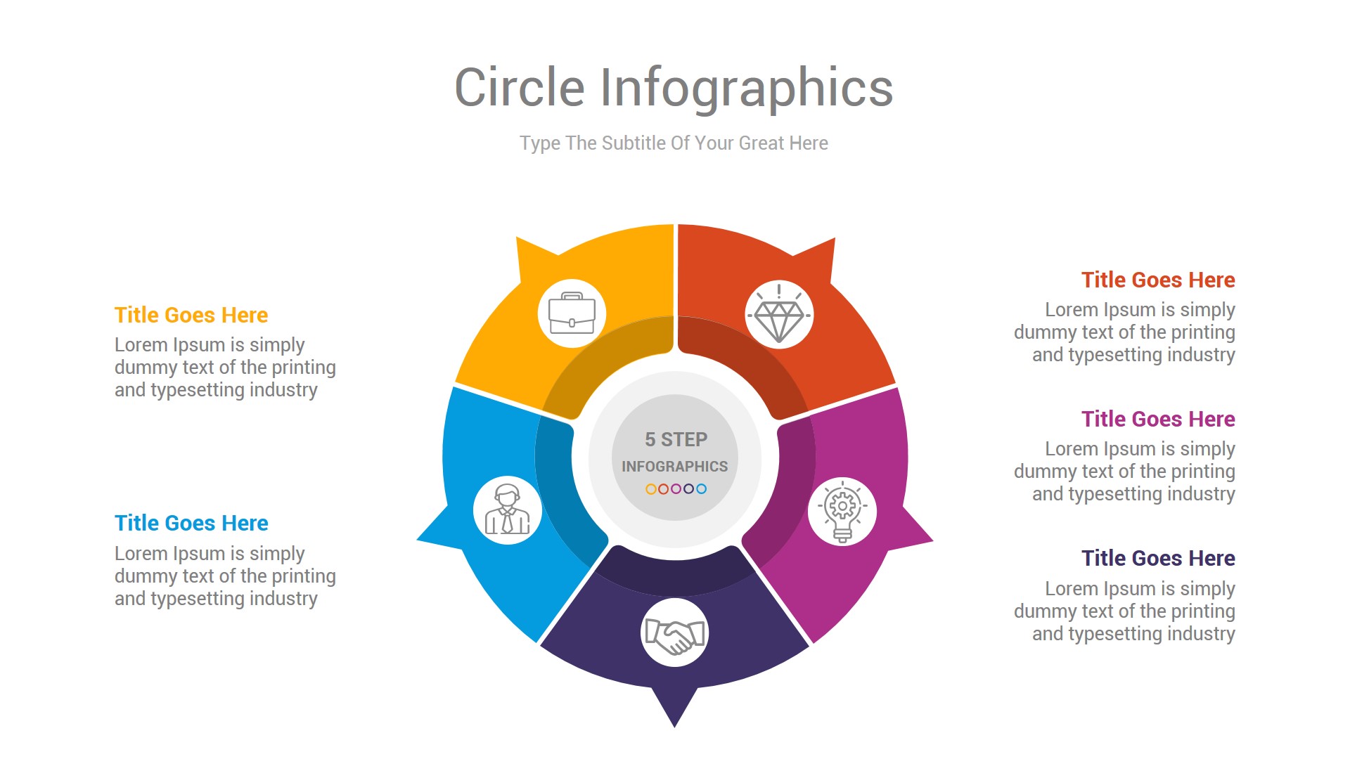 Circle Infographics Keynote and Illustrator Diagrams, Presentation ...