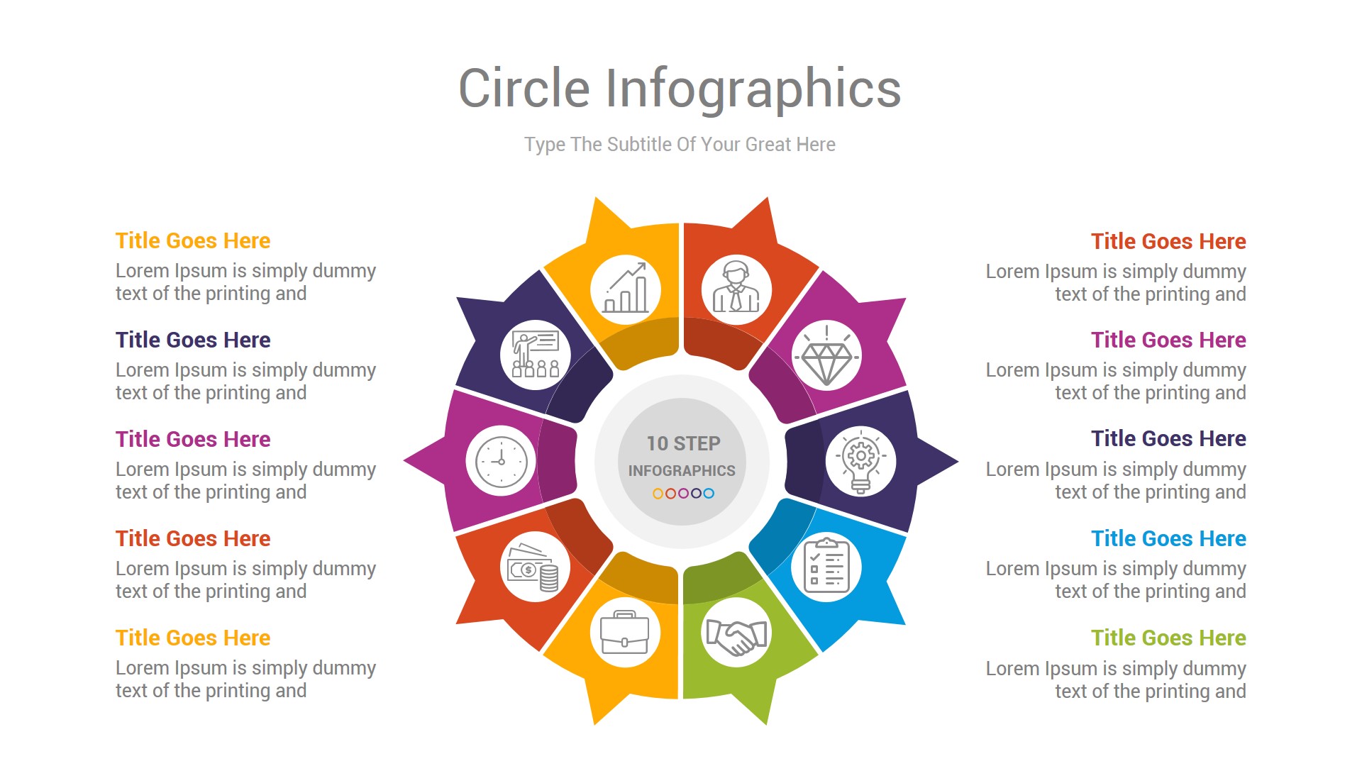 Circle Infographics Keynote and Illustrator Diagrams, Presentation ...