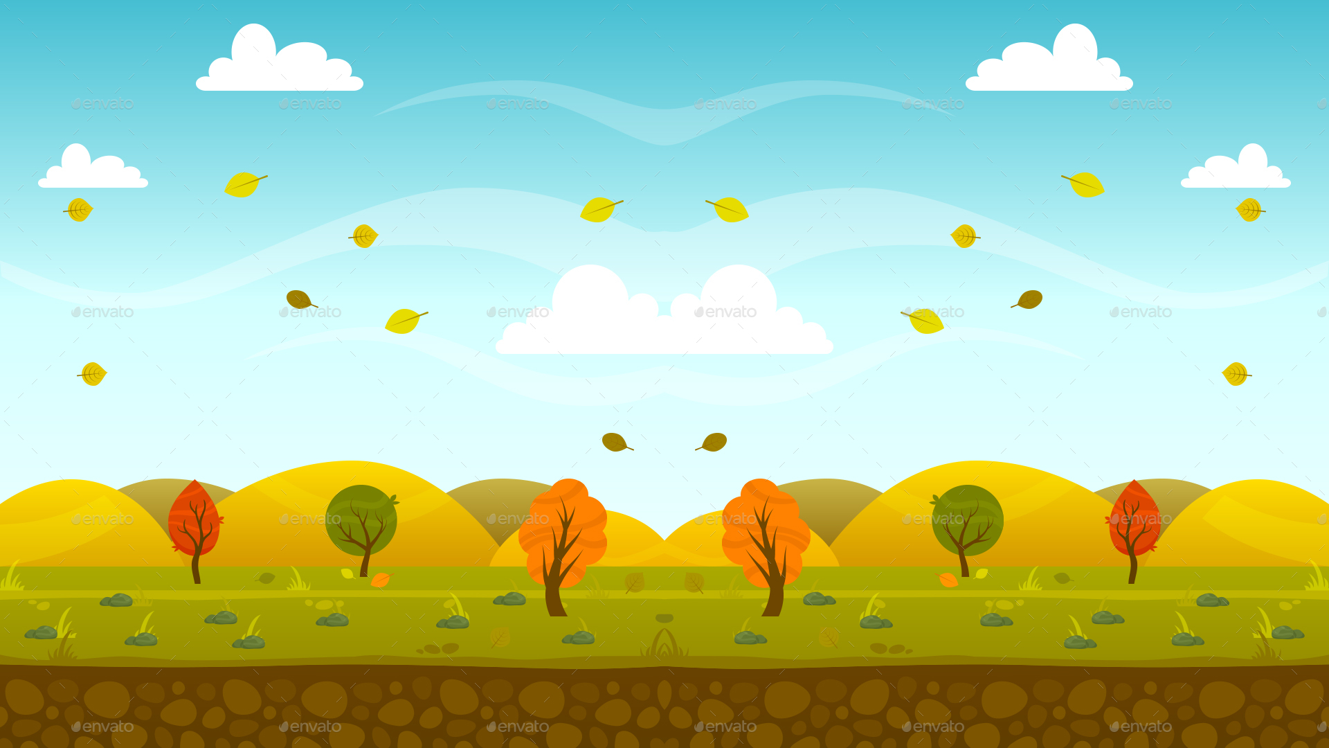 Parallax Backgrounds, Game Assets | GraphicRiver