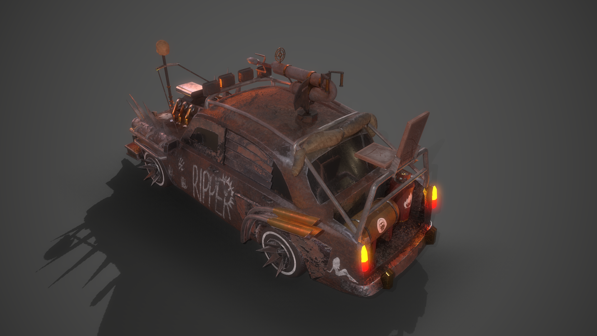 Apocalyptic Car 03 by Havolk | 3DOcean
