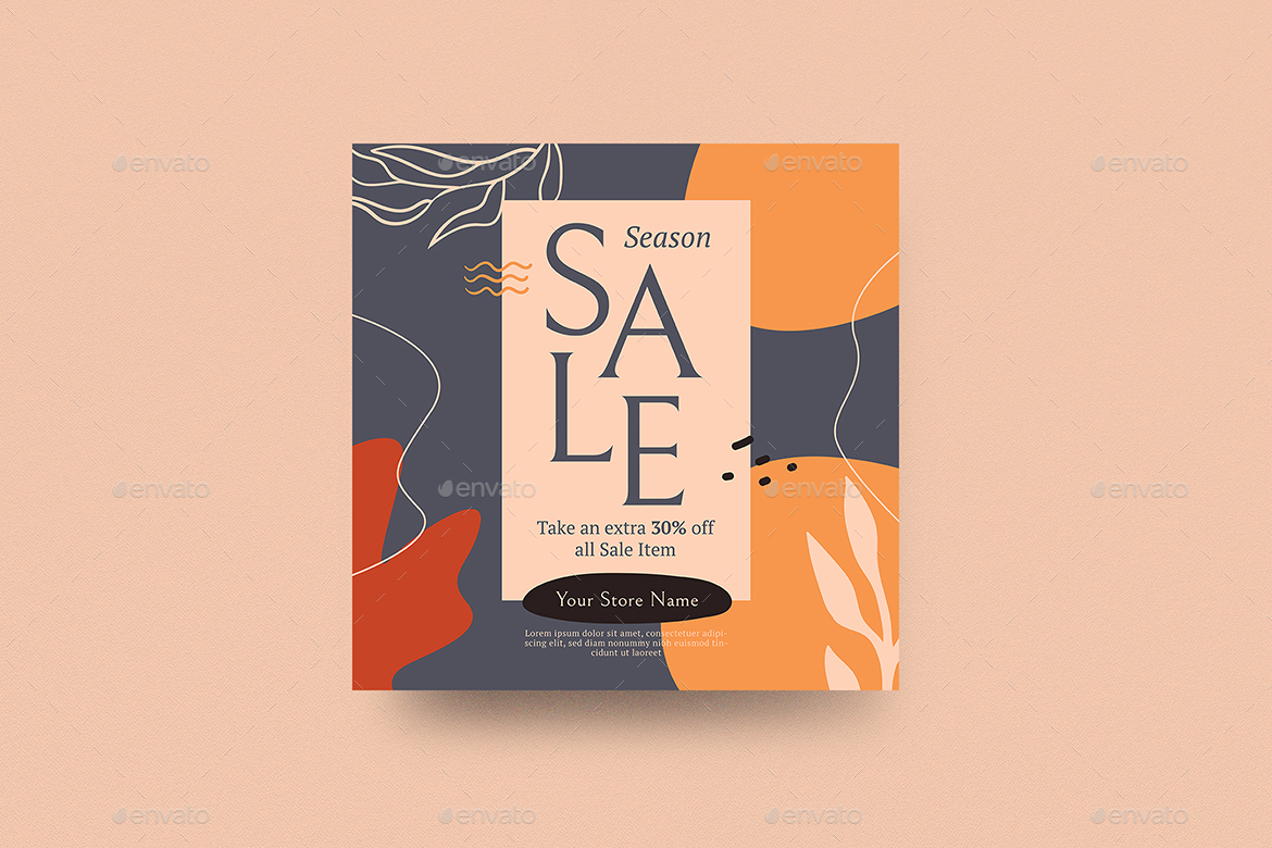 Season Sale Event Flyer Set, Print Templates | GraphicRiver