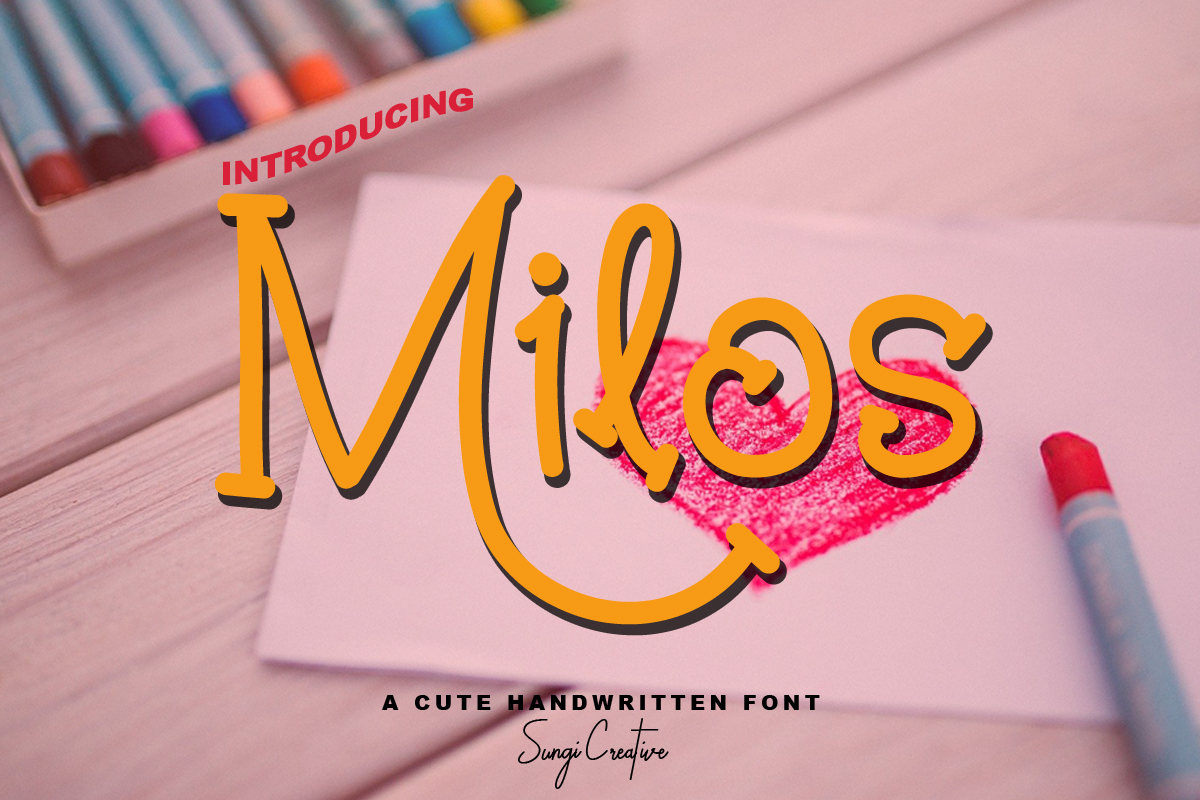 Milos | Script Font, Fonts | GraphicRiver