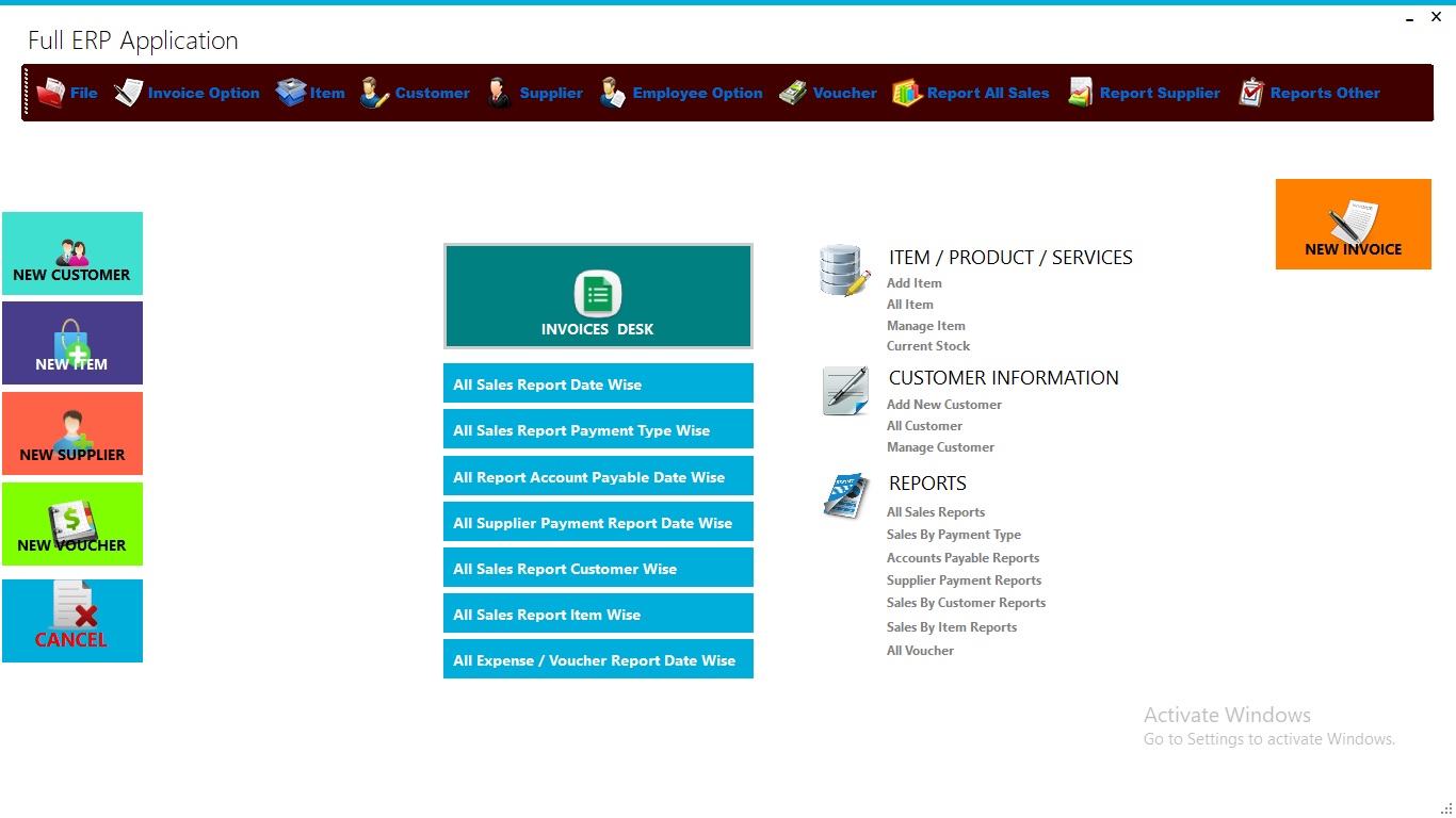 Total ERP 2 Projects & Source Code C# by AR-Code | CodeCanyon