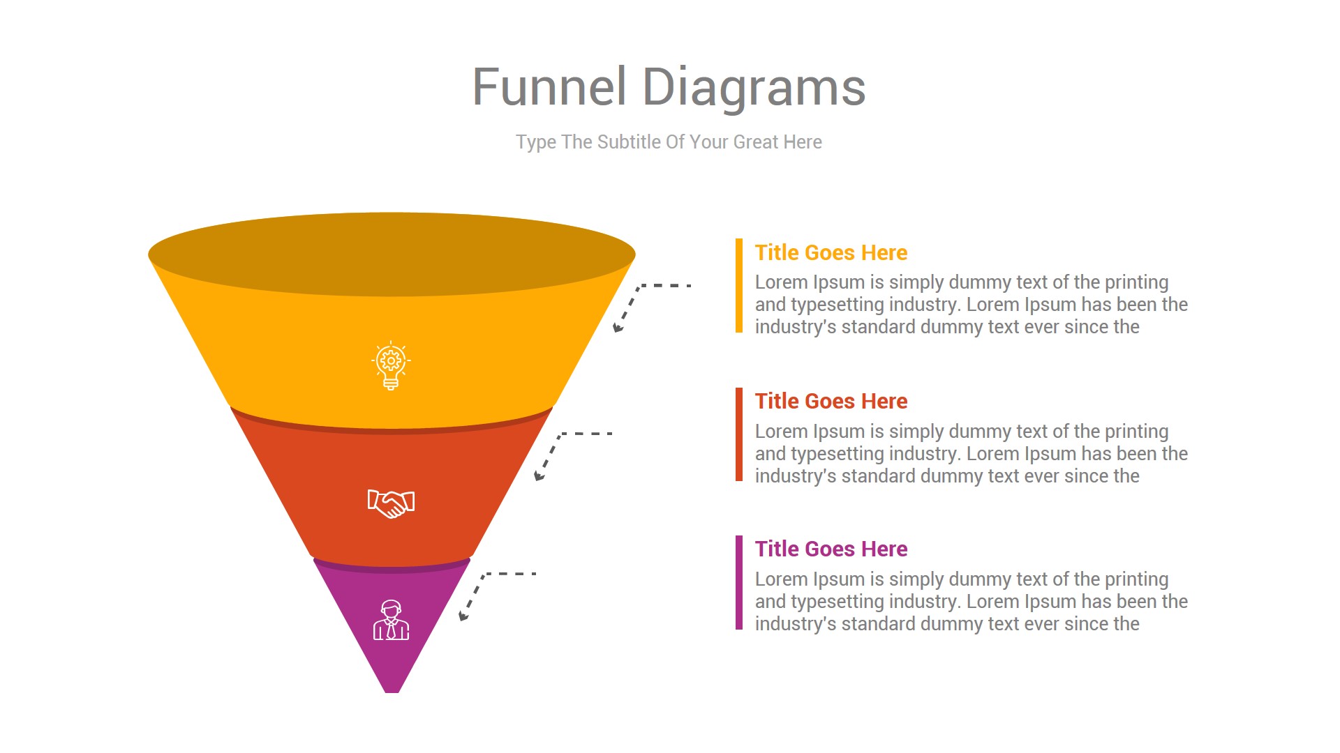 Funnel Diagrams Google Slides and Illustrator Template, Presentation ...