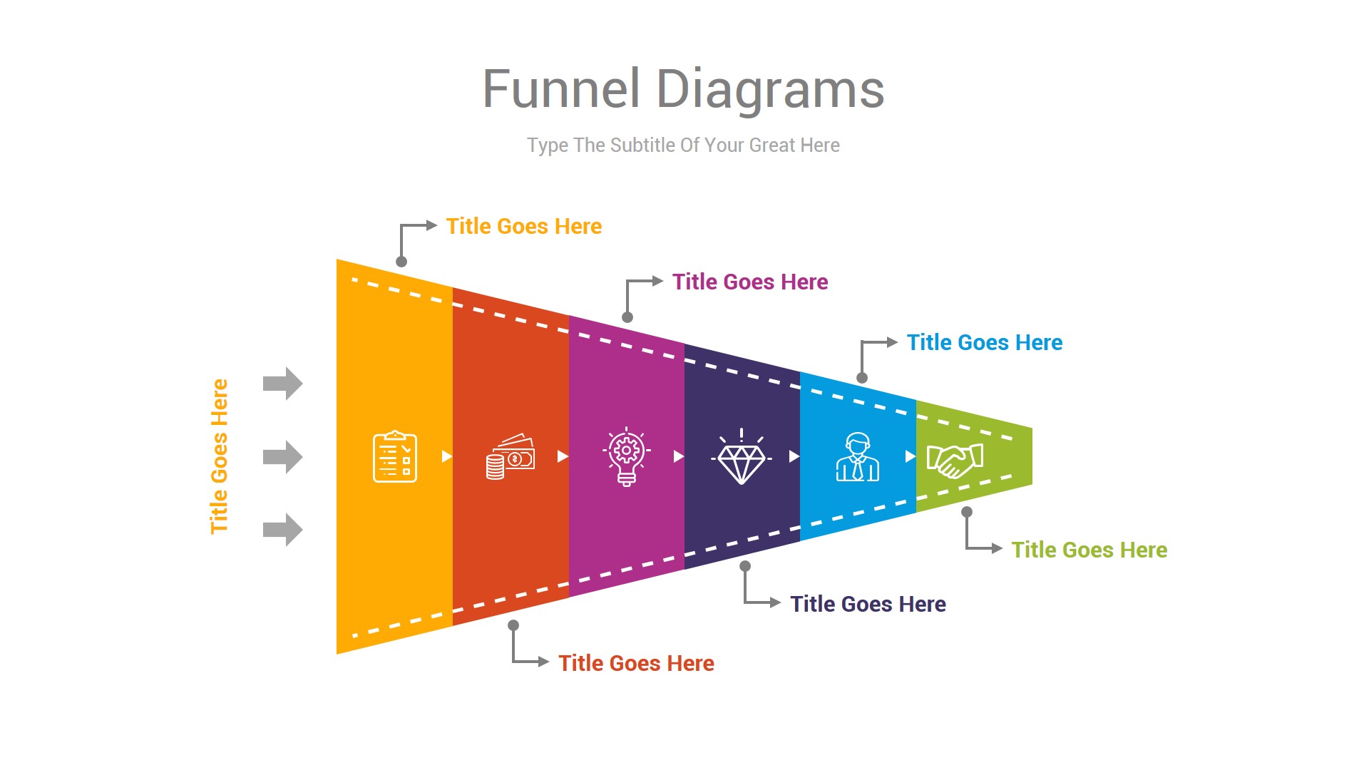 Funnel Diagrams Google Slides and Illustrator Template by Neroox ...