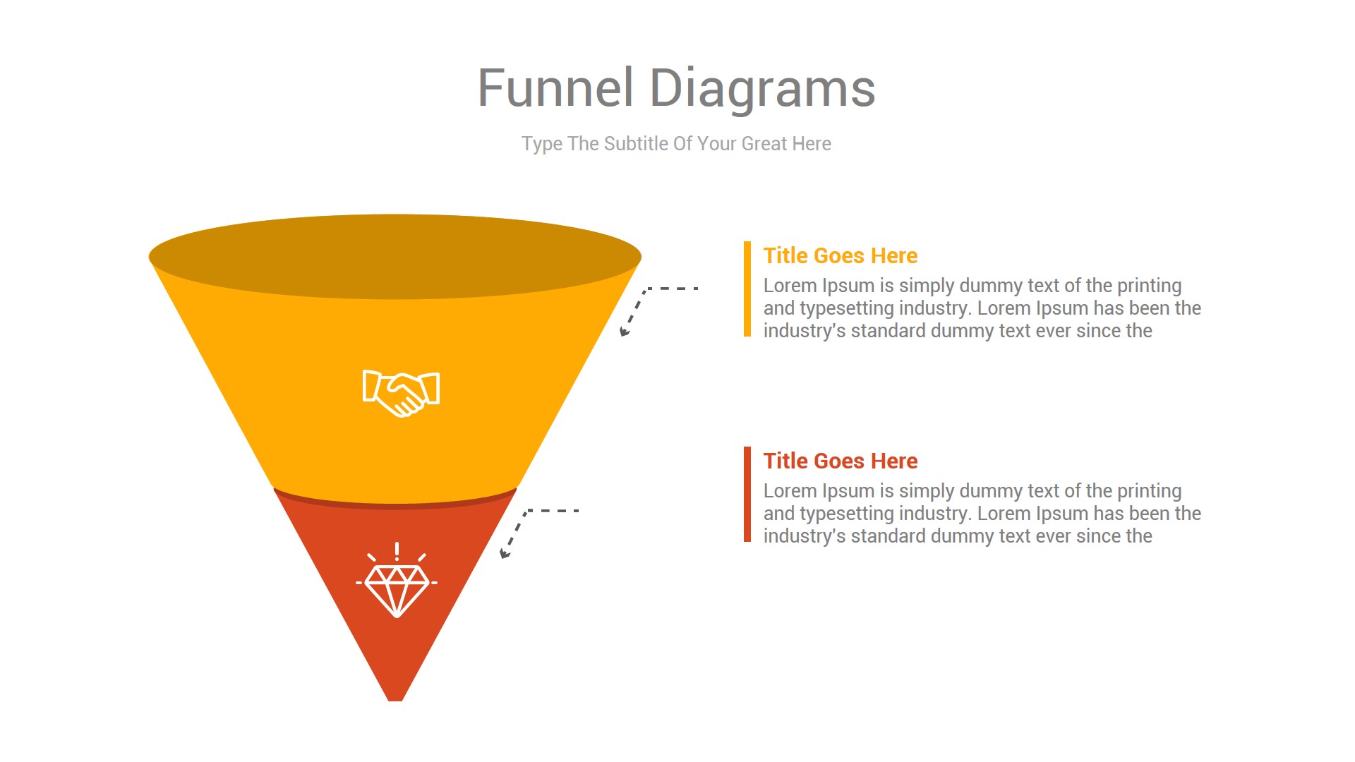 Funnel Diagrams Keynote and Illustrator Template, Presentation Templates