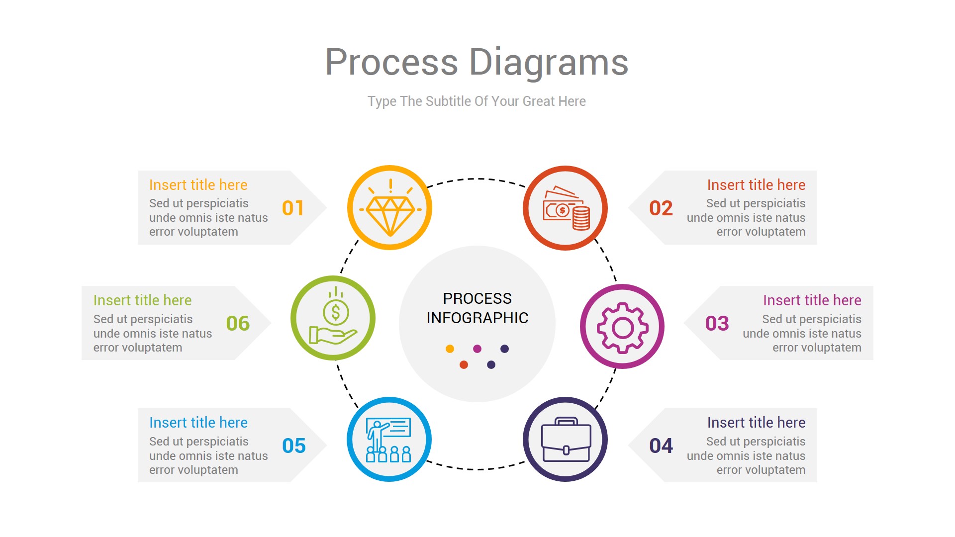 Process Flow Diagram Google Slides and Illustrator Template ...