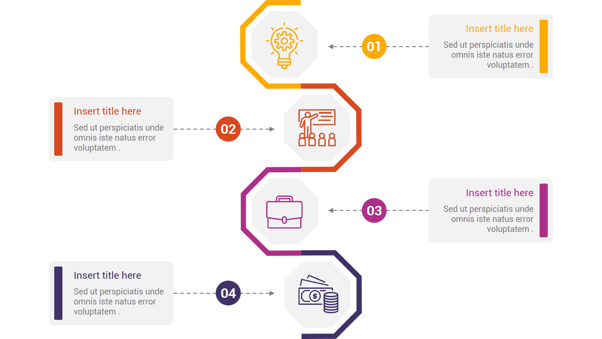 Process Flow Diagram Keynote and Illustrator Template, Presentation ...