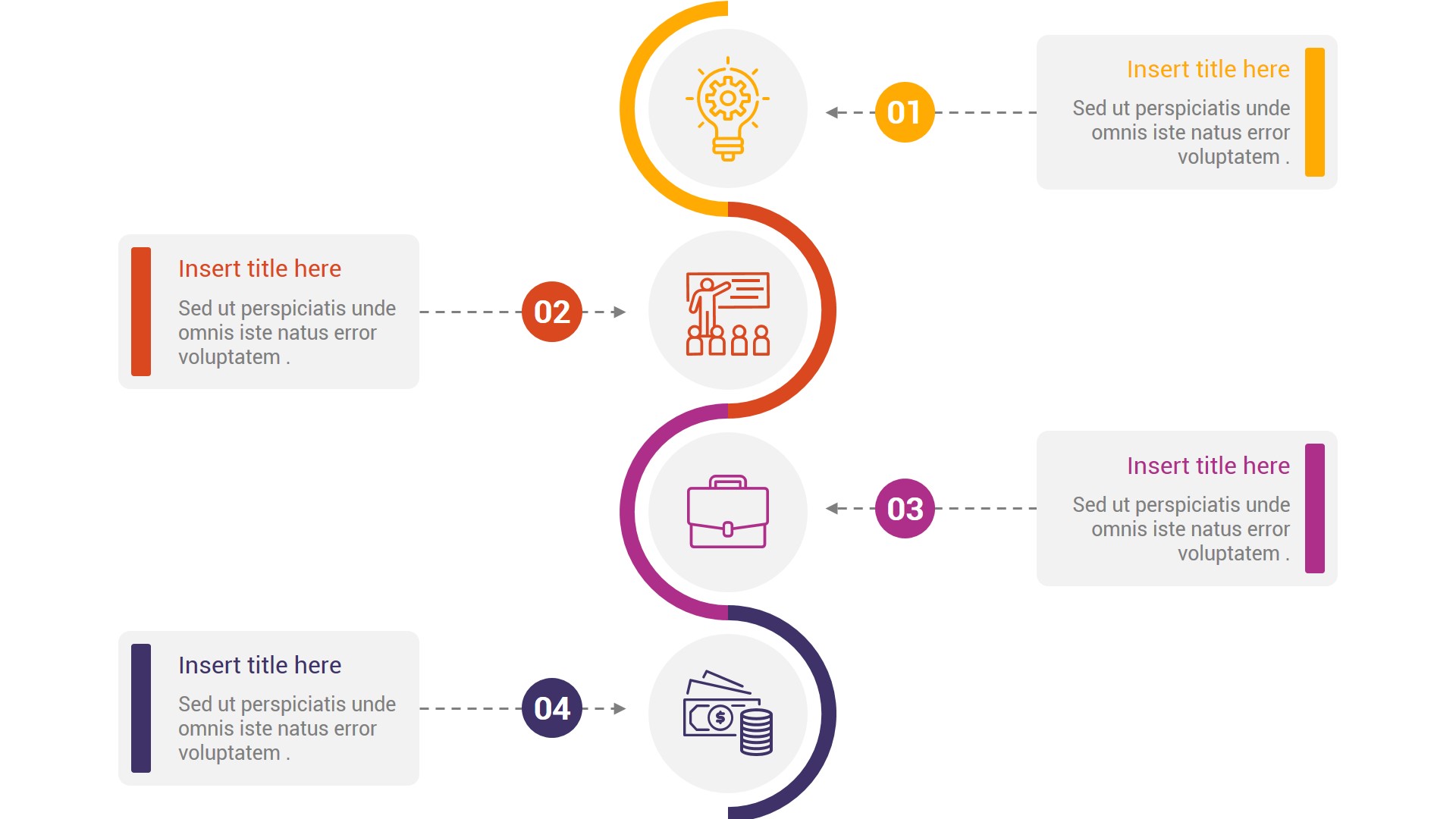 Process Flow Diagram Keynote and Illustrator Template, Presentation ...