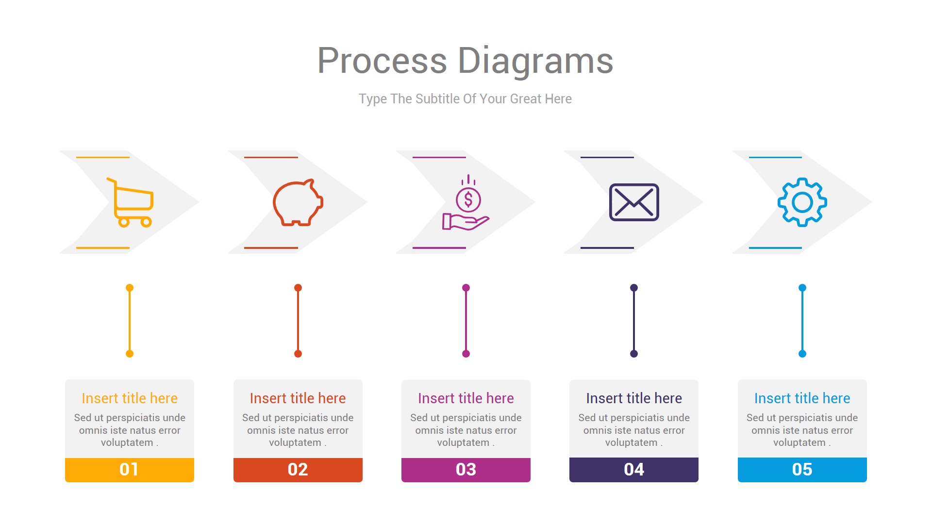 Process Flow Diagram Keynote and Illustrator Template by Neroox ...