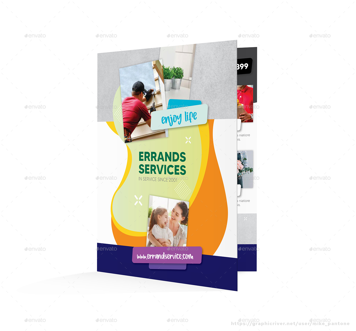 Errand Service Print Bundle, Print Templates | GraphicRiver