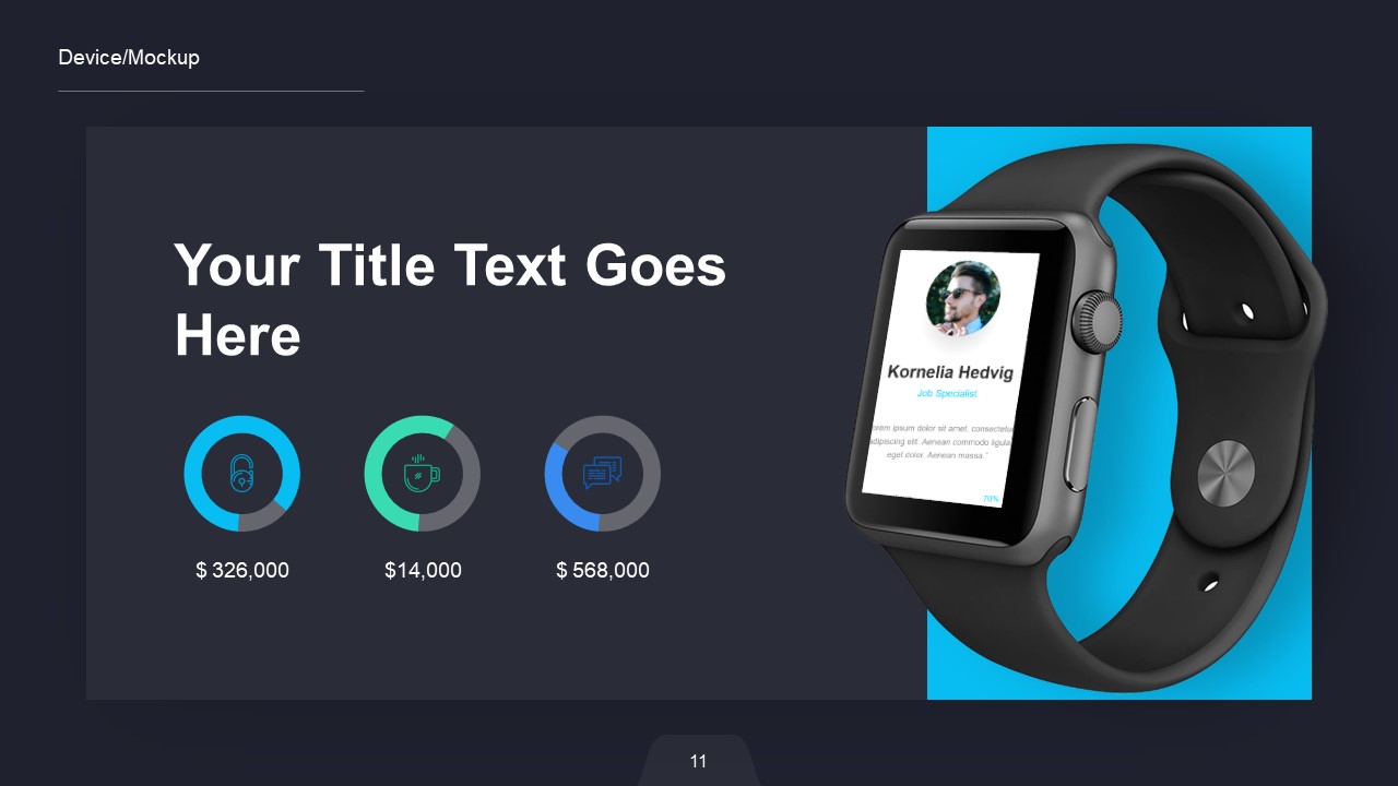 Device and Mockup PowerPoint Presentation Template, Presentation Templates