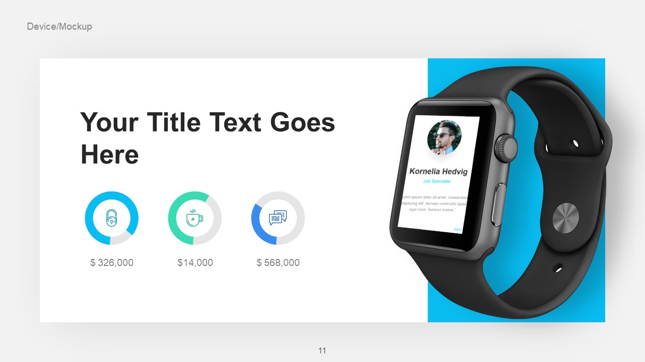 Device and Mockup PowerPoint Presentation Template, Presentation Templates