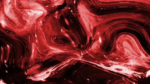 Red Color Water Texture Liquid Animated Background, Motion Graphics