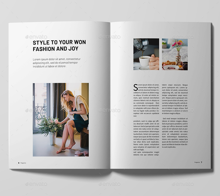 Magazine Template, Print Templates | GraphicRiver