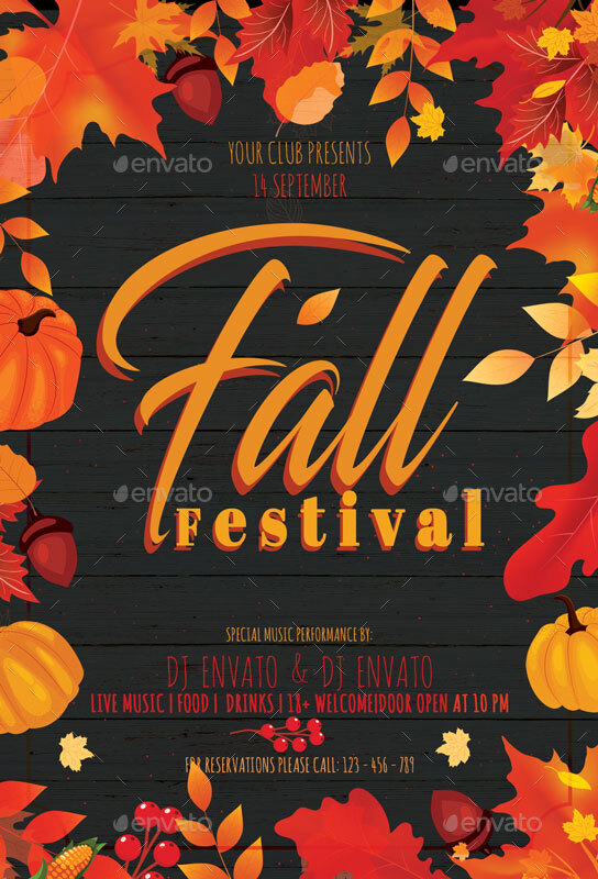 Fall Festival, Print Templates | GraphicRiver