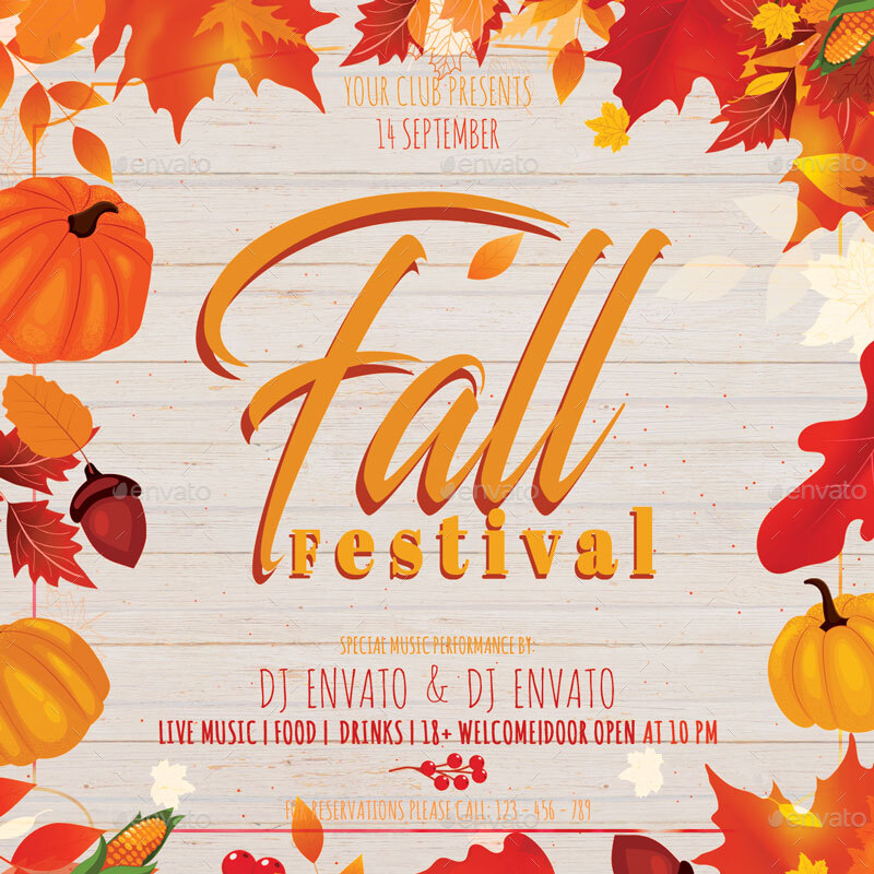 Fall Festival, Print Templates | GraphicRiver