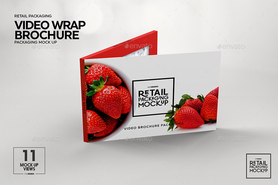 Retail Video Wrap Brochure Packaging Mockup, Graphics | GraphicRiver