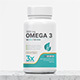 Omega 3 Label Template, Print Templates | GraphicRiver