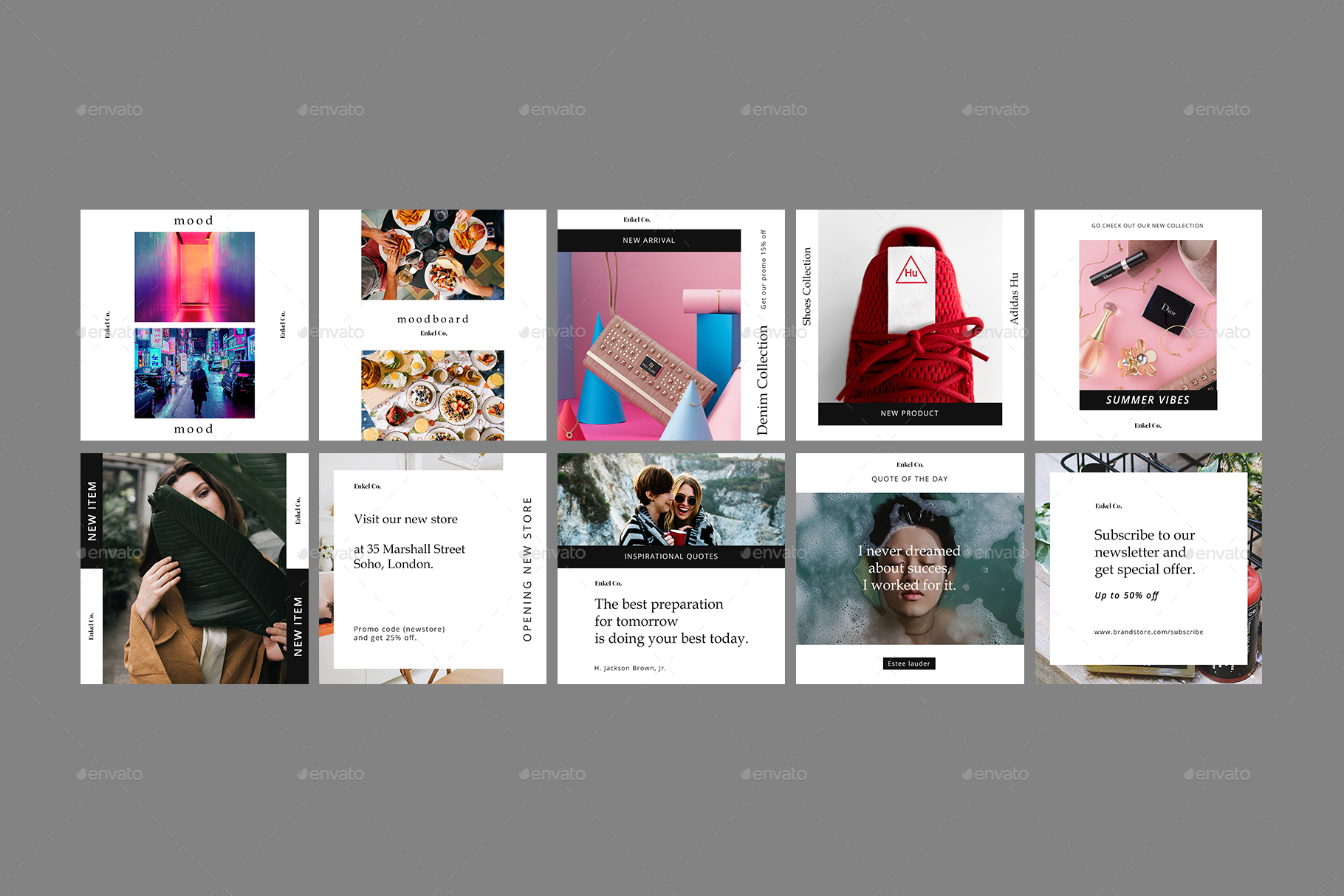 40 Instagram Stories & Post Template by BervisualStd | GraphicRiver