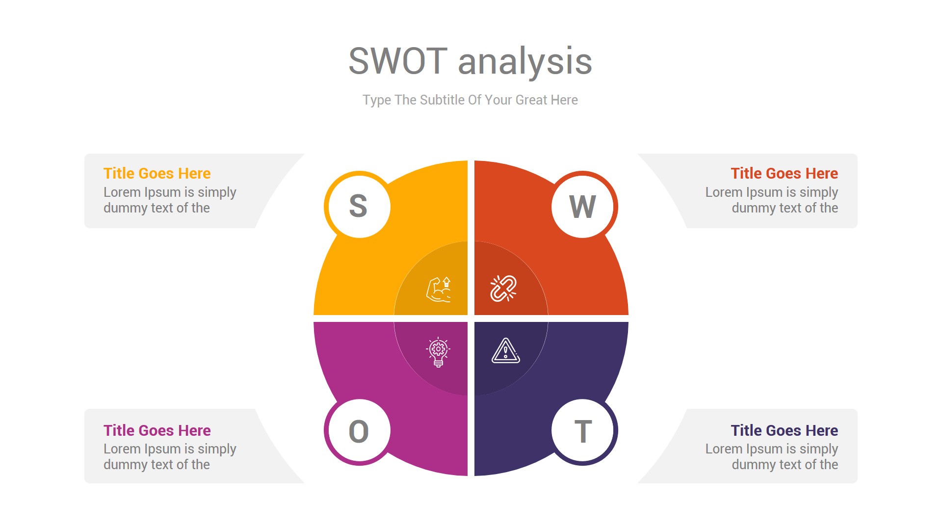 SWOT Analysis Google Slides & Illustrator Template, Presentation Templates