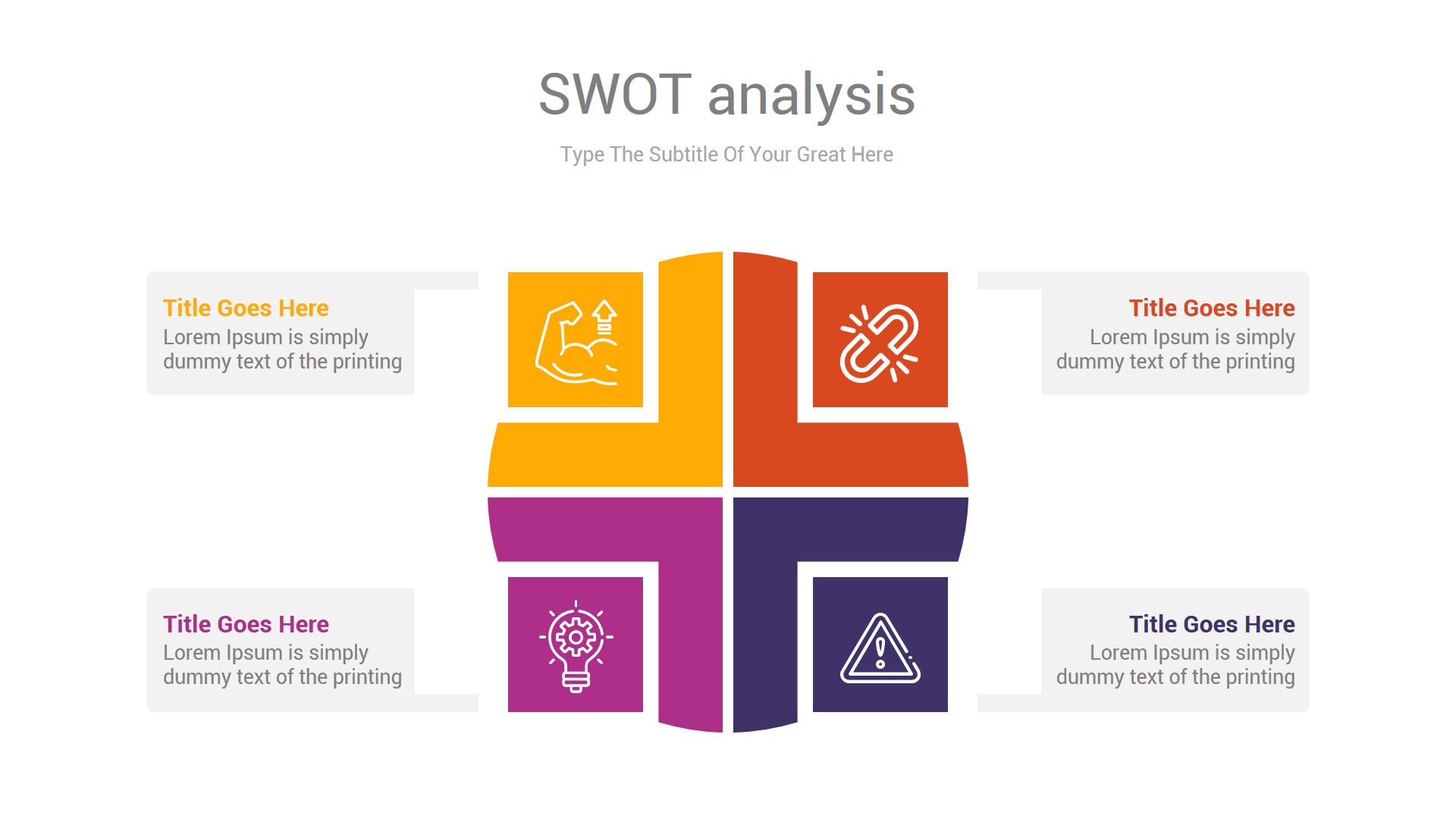 SWOT Analysis Google Slides & Illustrator Template, Presentation Templates