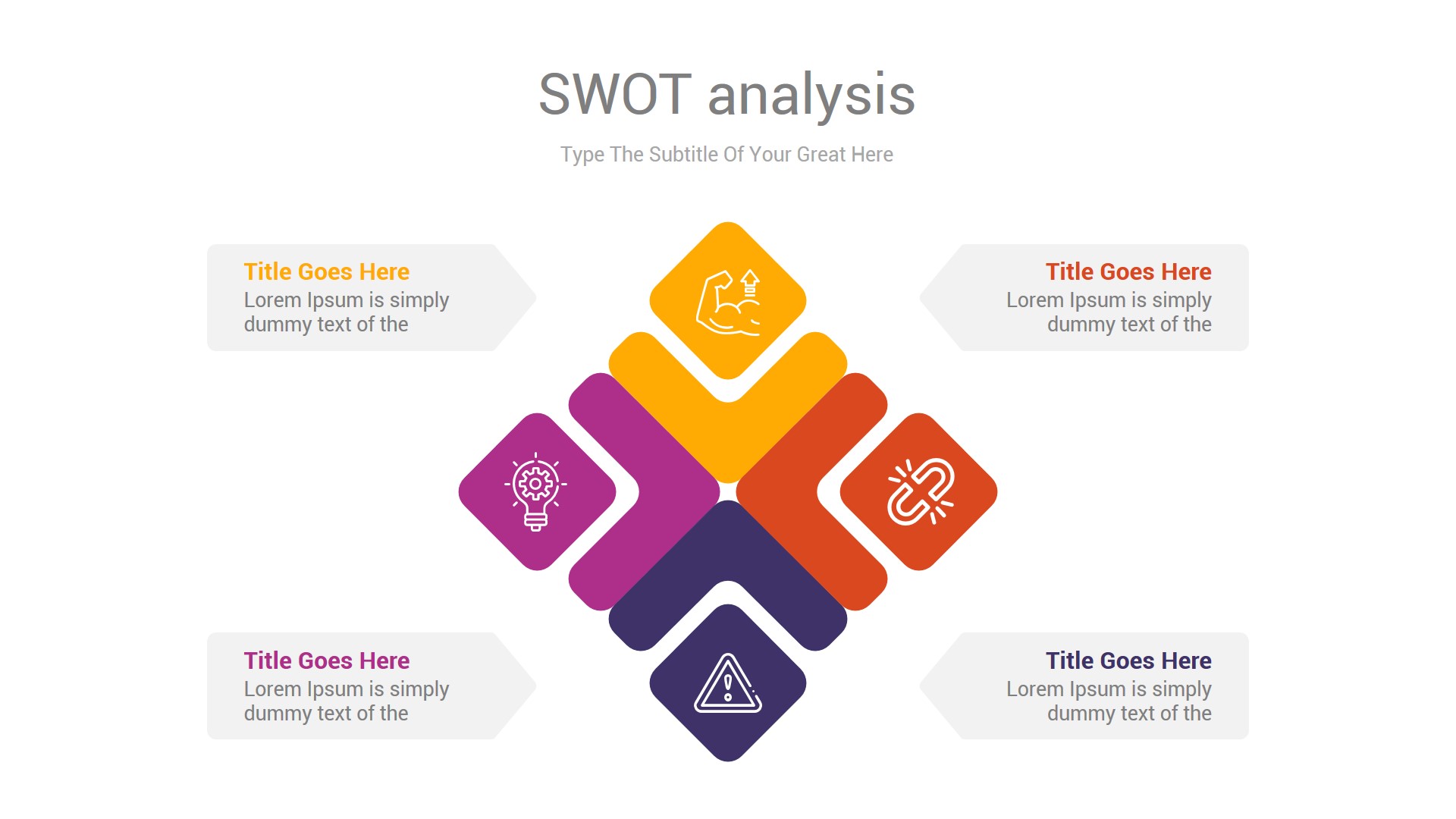 SWOT Analysis Keynote & Illustrator Template, Presentation Templates