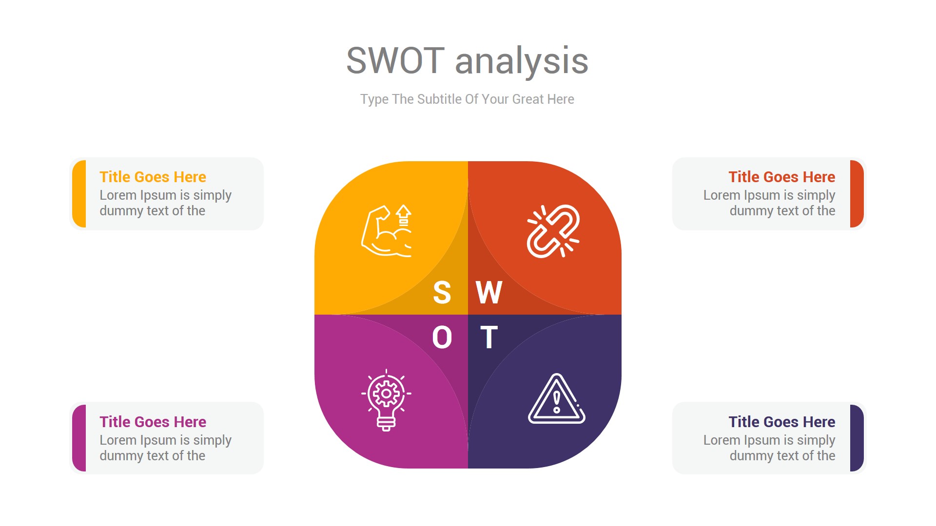 SWOT Analysis Keynote & Illustrator Template, Presentation Templates