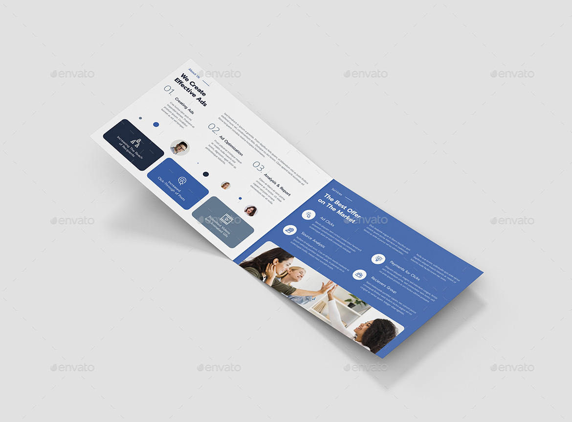 Brochure – Business Agency Bi-Fold A5 Landscape by artbart | GraphicRiver