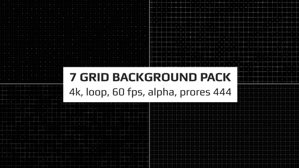Grid Background Pack, Motion Graphics | VideoHive
