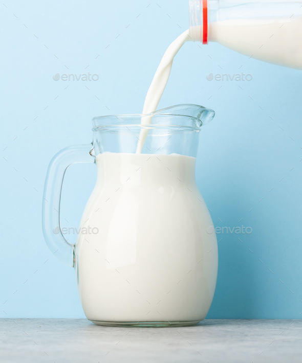 Milk jug Stock Photo by karandaev | PhotoDune