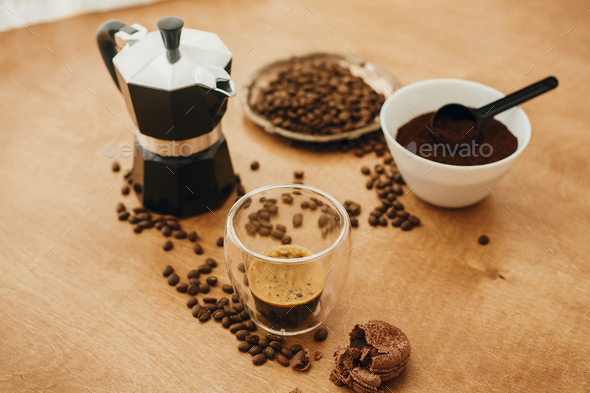 Alternative coffee brewing process Stock Photo by Sonyachny | PhotoDune