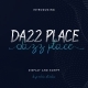 Dazz Place Font, Fonts | GraphicRiver