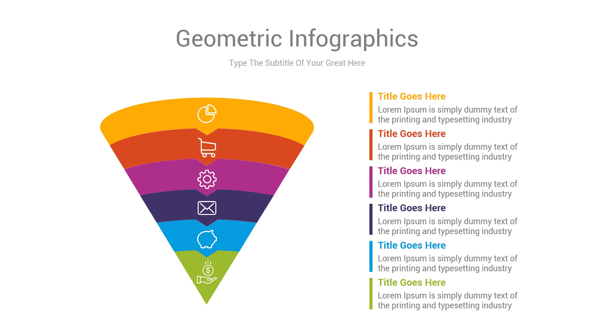 Geometric Infographics Google Slides & Illustrator Template by Neroox